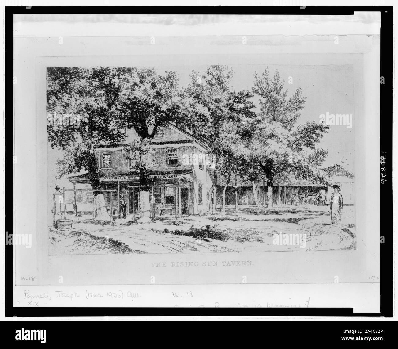 The Rising Sun Tavern Stock Photo - Alamy