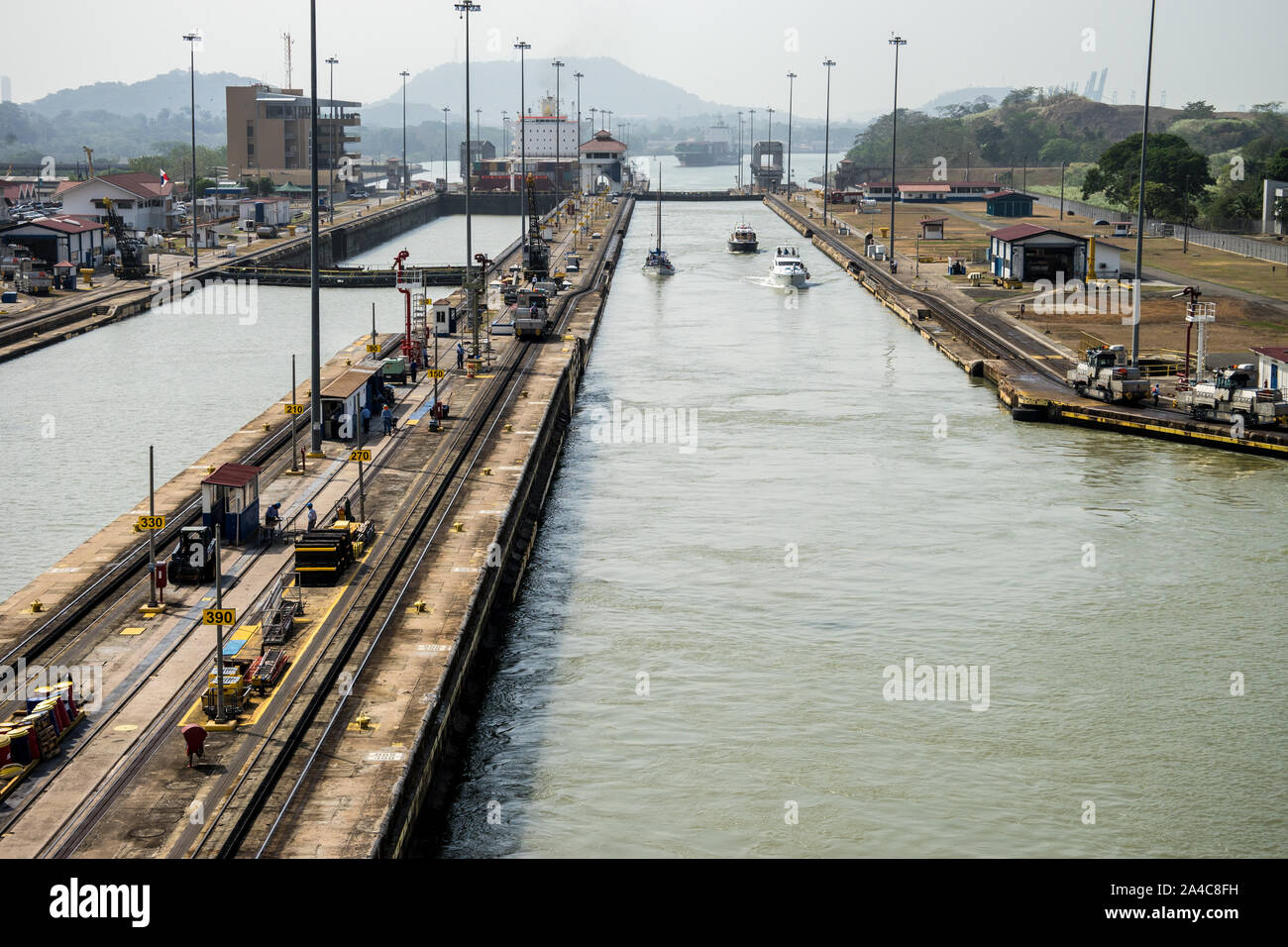 Panama Canal, Central America Stock Photo - Alamy