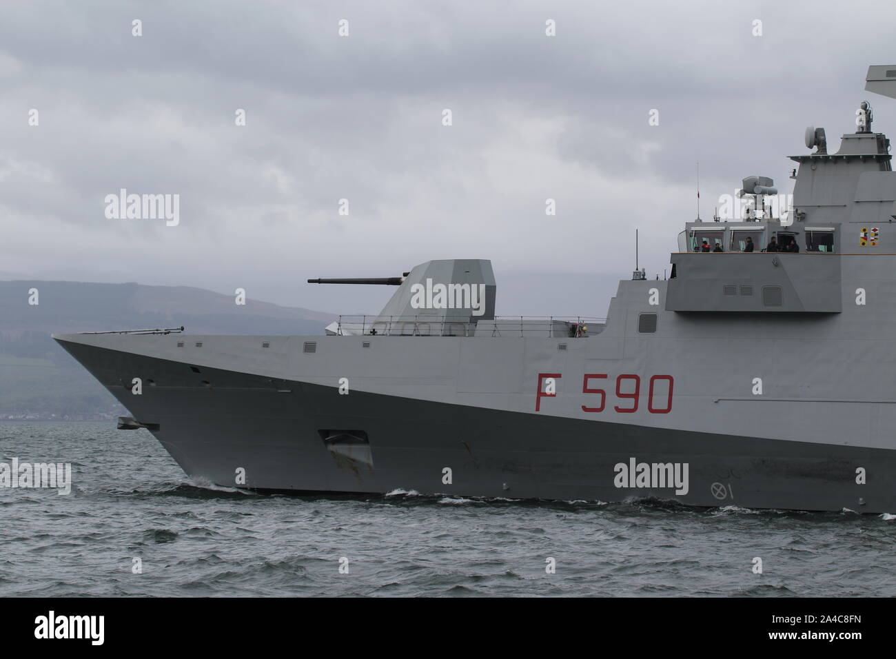 ITS Carlo Bergamini (F590), a Bergamini-class frigate operated by the ...