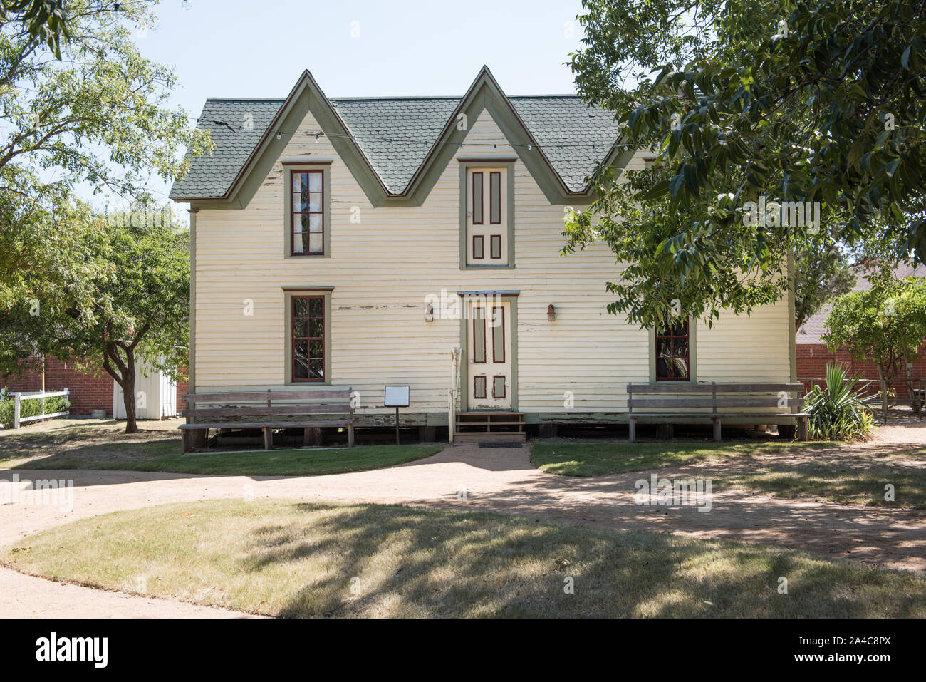 The Samuel Young House at the Heritage Farmstead Museum, a living ...