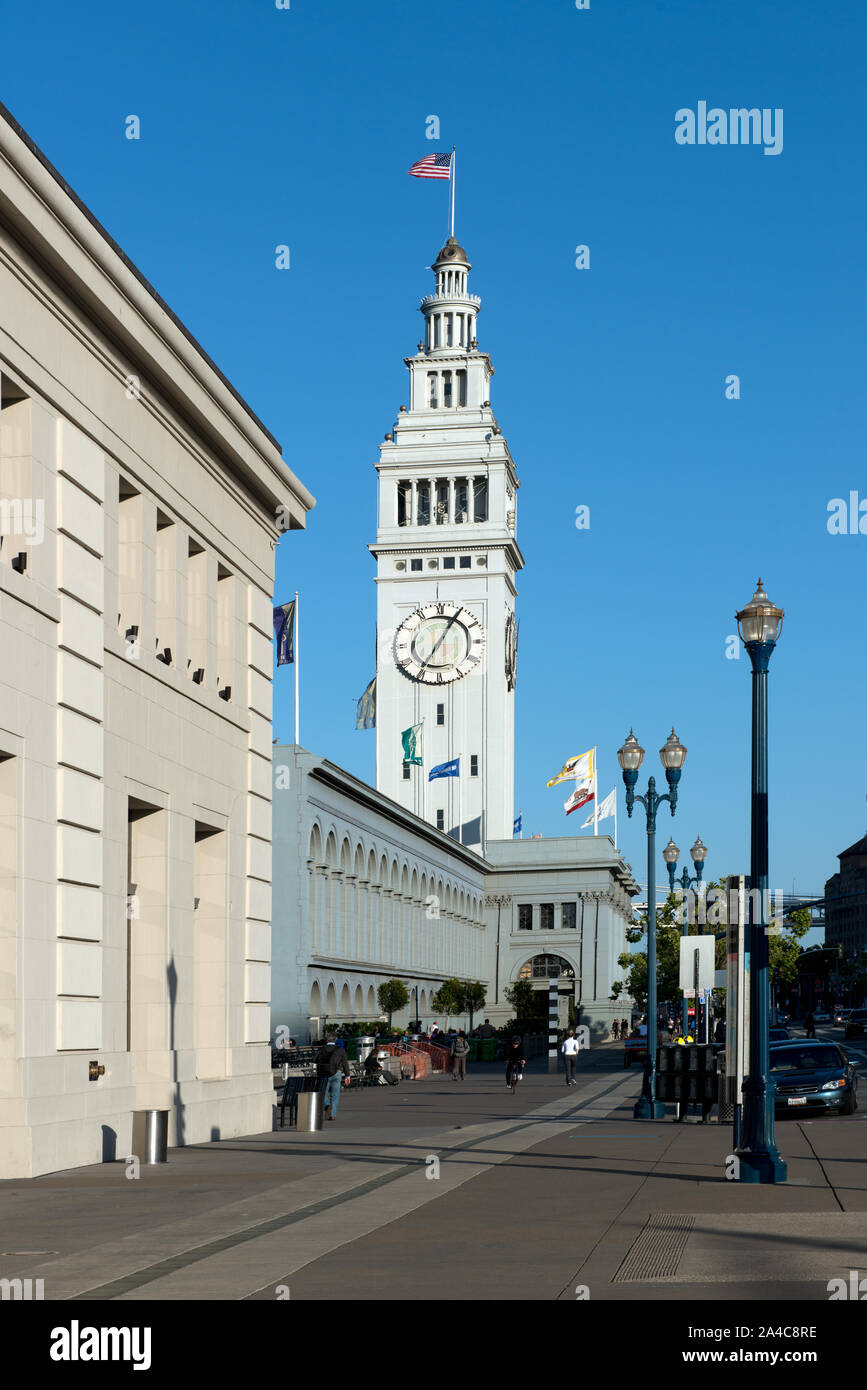 The San Francisco Ferry Building, San Francisco, California Stock Photo ...