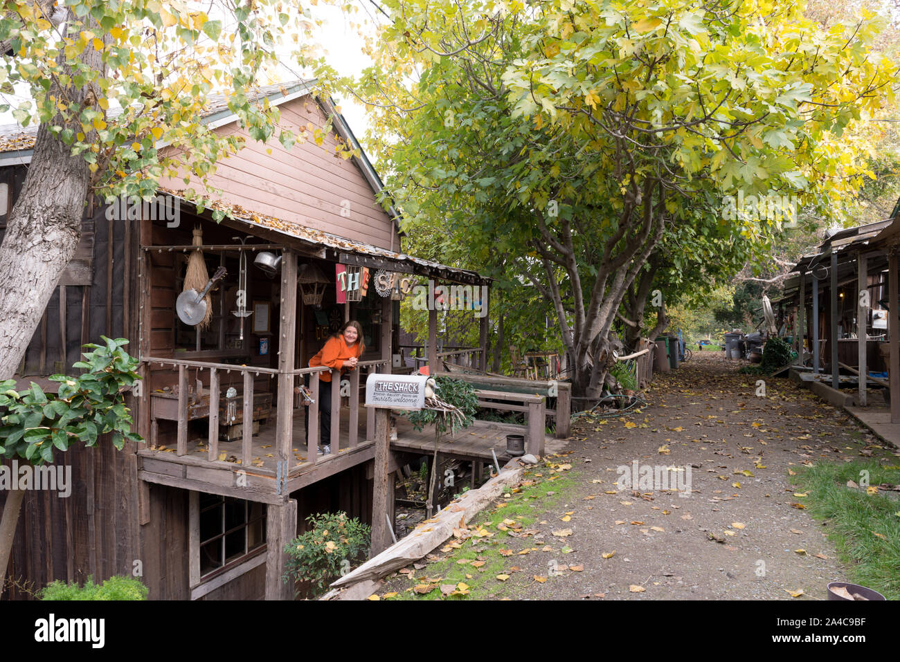 The Shack studio and gallery in Locke, an unincorporated community in ...