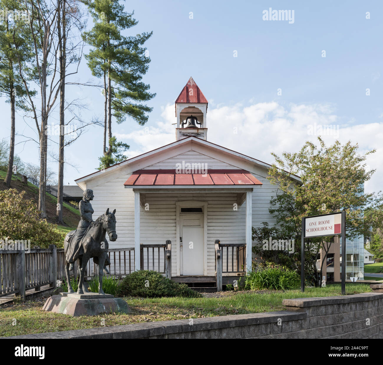 The Snodgrass One-Room Schoolhouse on the campus of Fairmont State ...