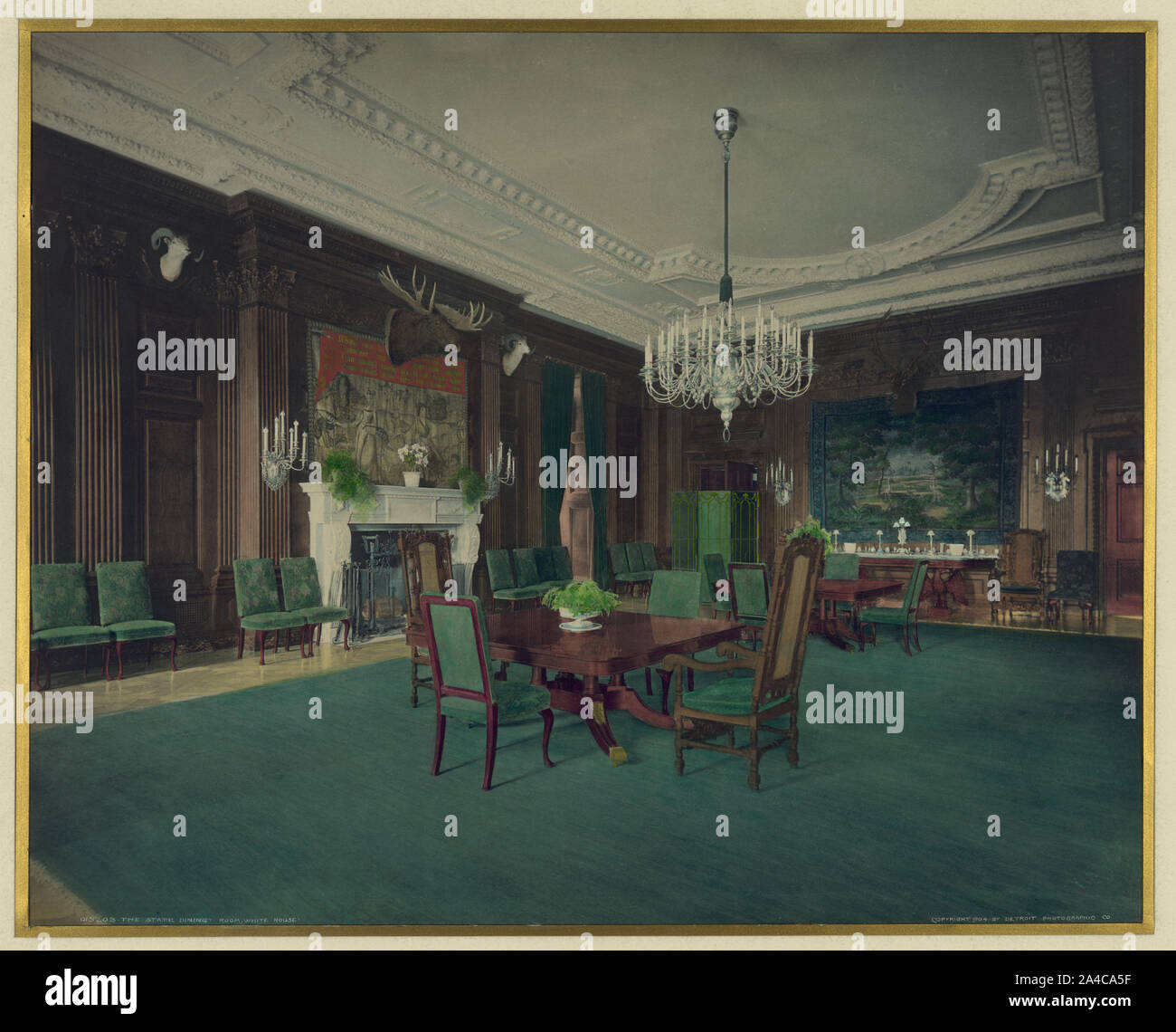 The state dining room, white house hi-res stock photography and images ...