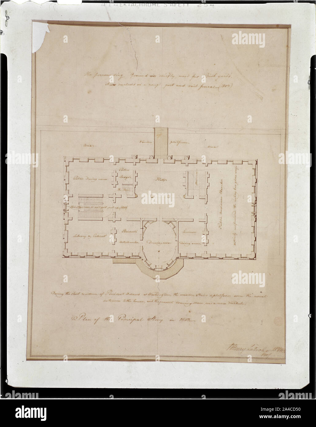 The White House (President's House) Washington, D.C. Principal story ...