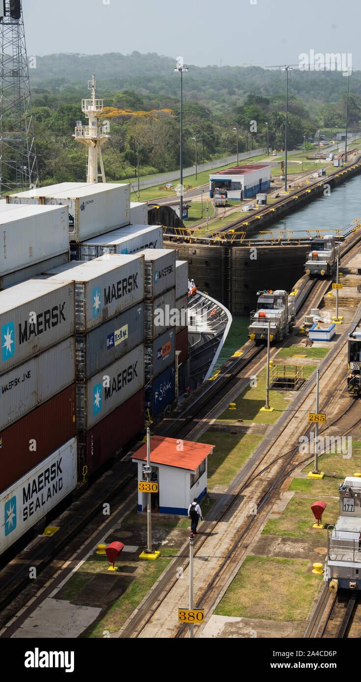 Panama Canal, Central America Stock Photo - Alamy