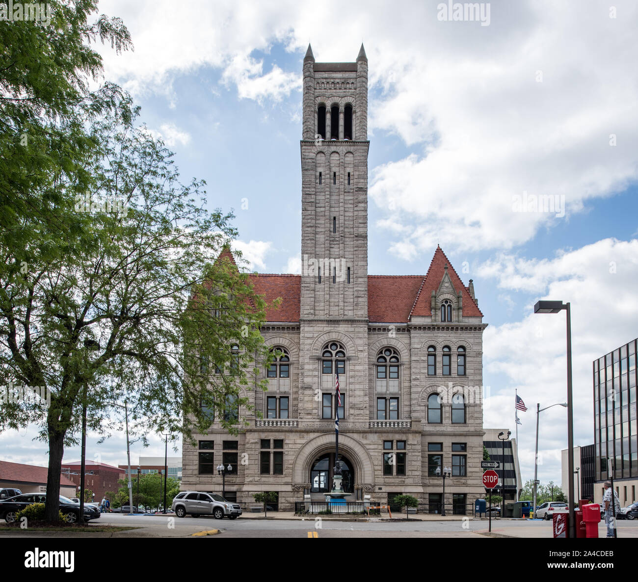 The Wood County Courthouse in Parkersburg, West Virginia Stock Photo ...