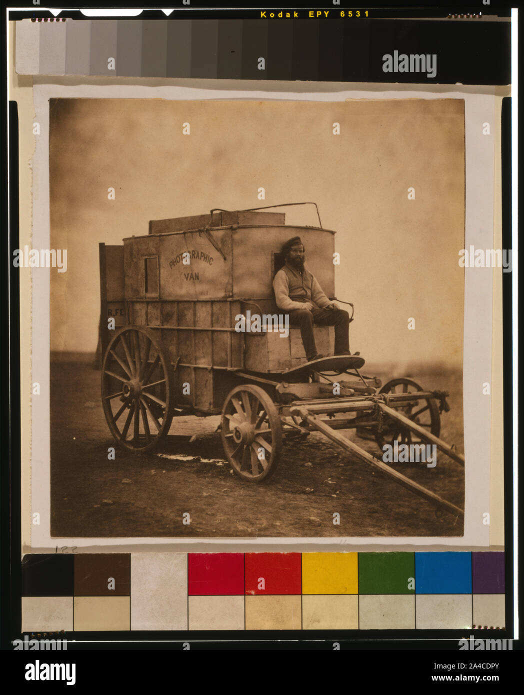 The artist's van Stock Photo - Alamy