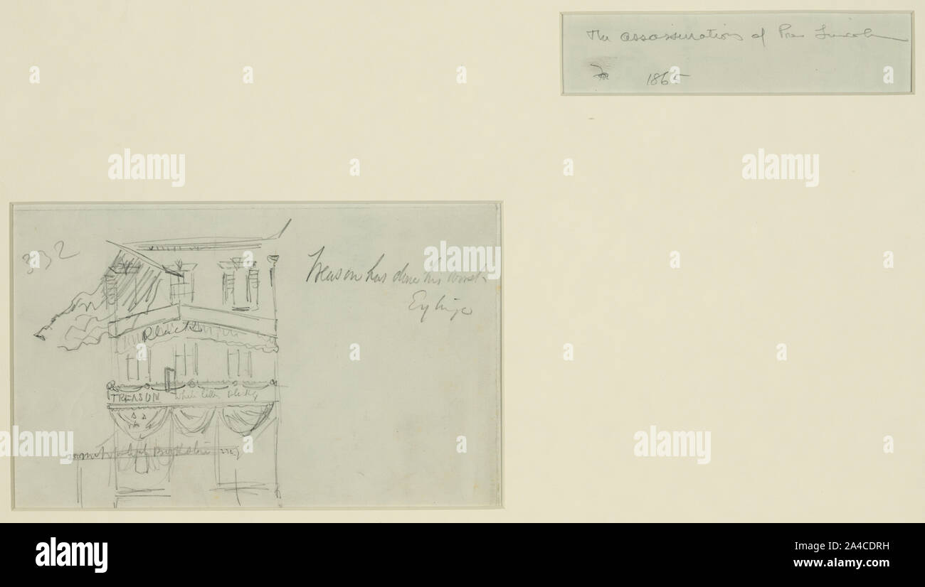Lincoln assassination history hi-res stock photography and images - Alamy