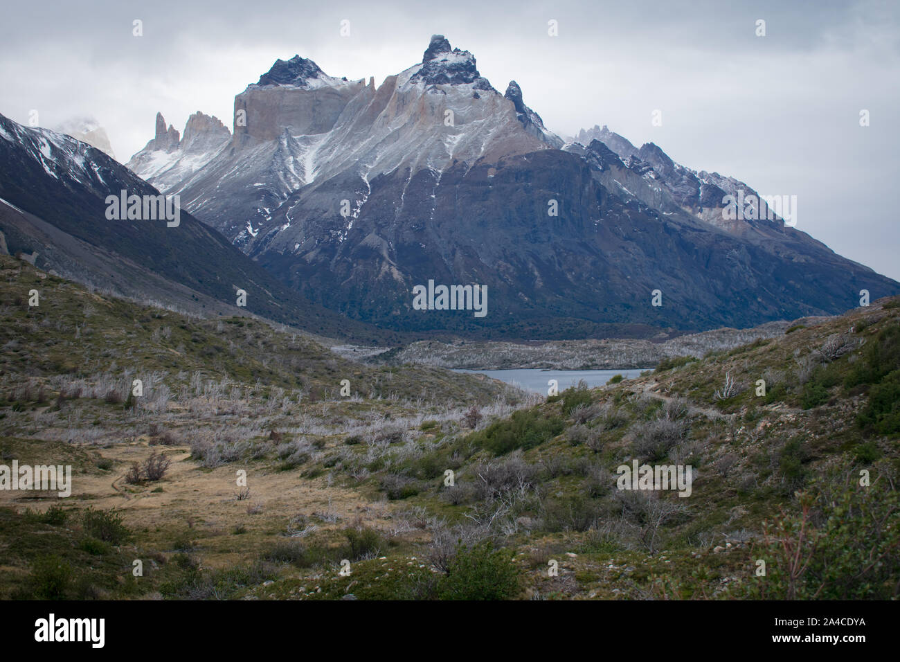 Paine Grande Refugio Campsite in Torres del Paine National Park, Chile ...