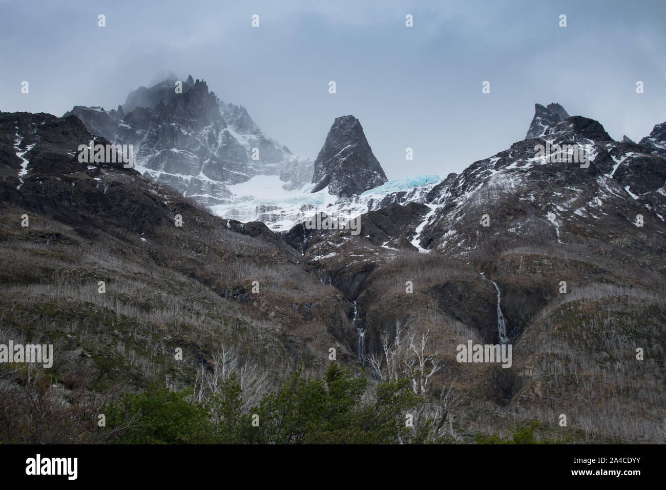 Paine Grande Refugio Campsite in Torres del Paine National Park, Chile ...
