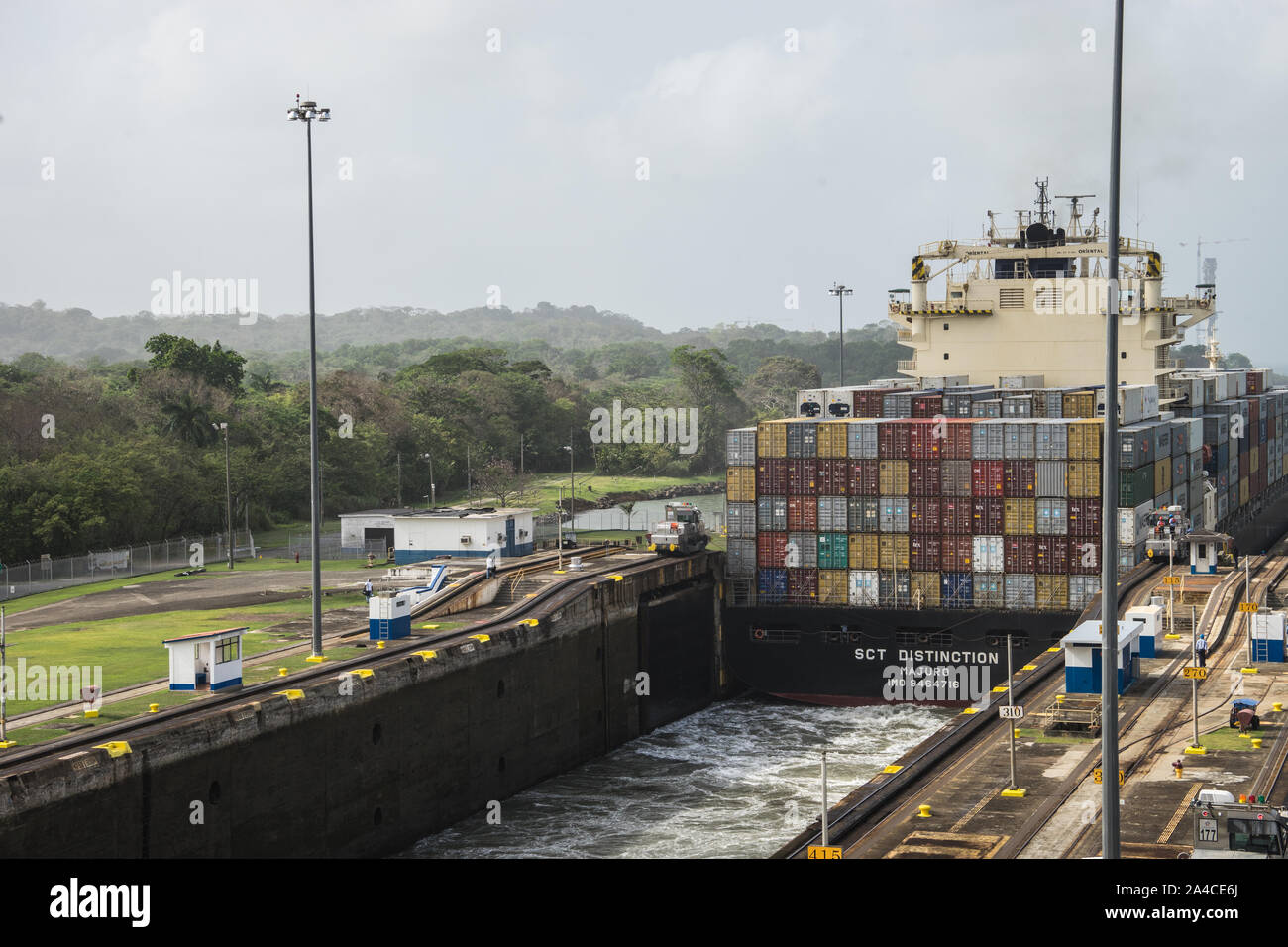Panama Canal, Central America Stock Photo - Alamy