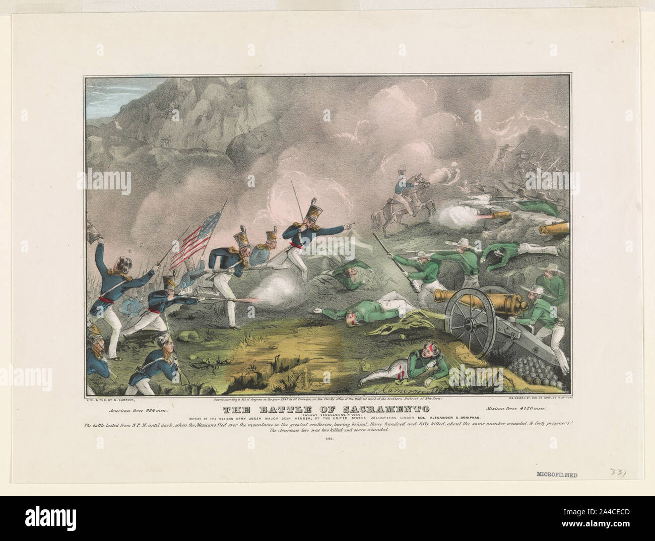 Mexico battle 1847 hi-res stock photography and images - Alamy