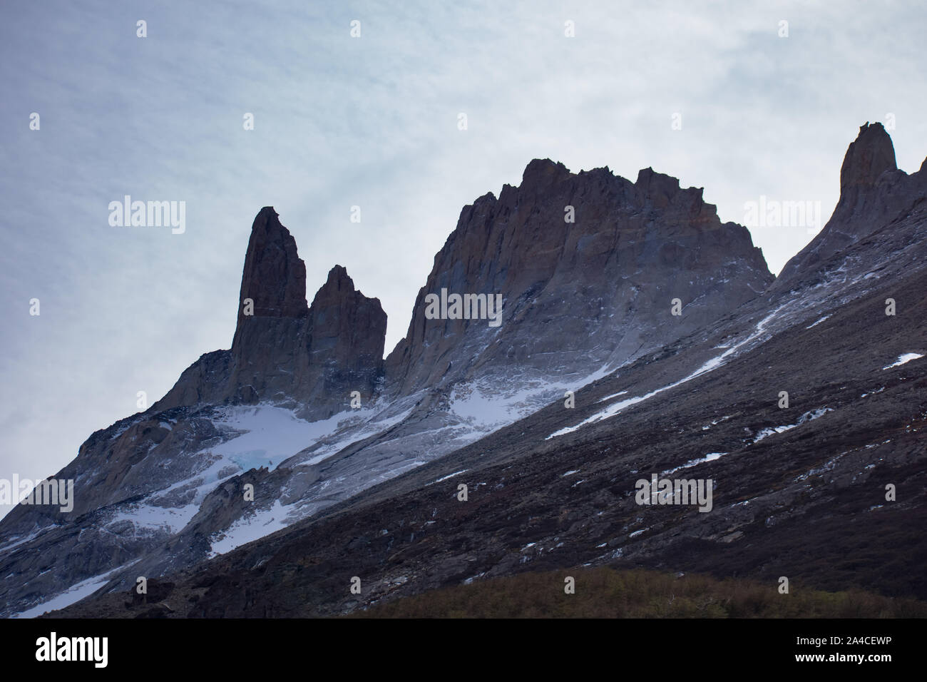 Paine Grande Winter in Torres del Paine National Park, Patagonia Chile ...