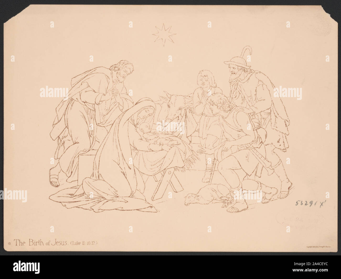 Biblical scene birth of jesus bethlehem hi-res stock photography and ...