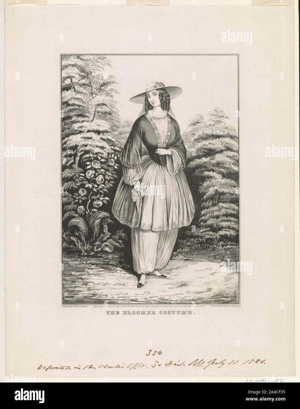 The bloomer costume Stock Photo - Alamy