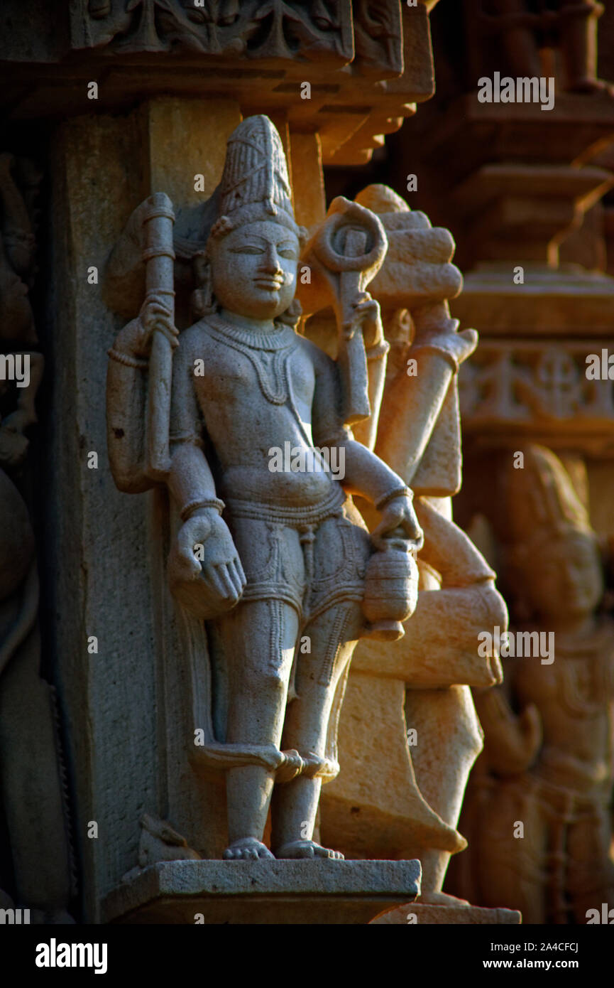 God and goddesses carved on the wall of temple Stock Photo - Alamy