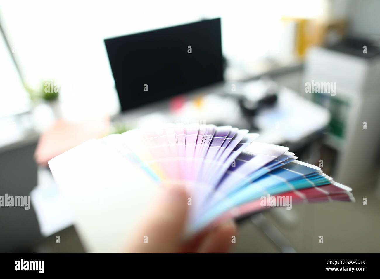 Color samples catalog selection hi-res stock photography and images - Alamy