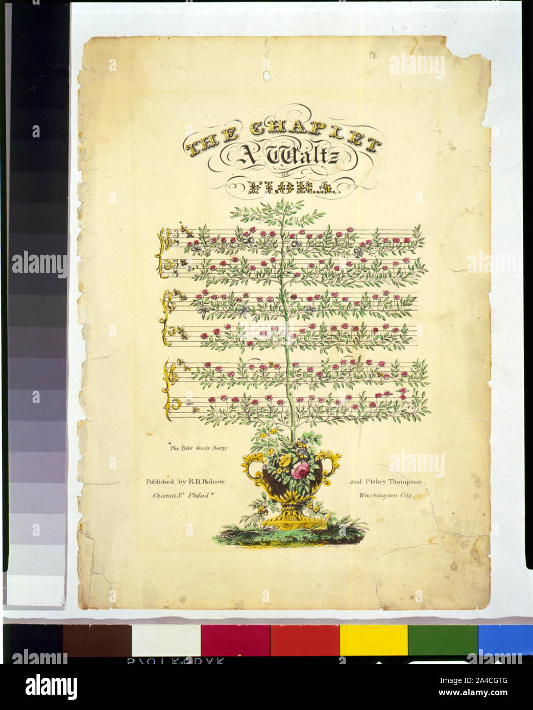 The chaplet, a waltz by Flora / Kennedy & Lucas lithography, Philada ...