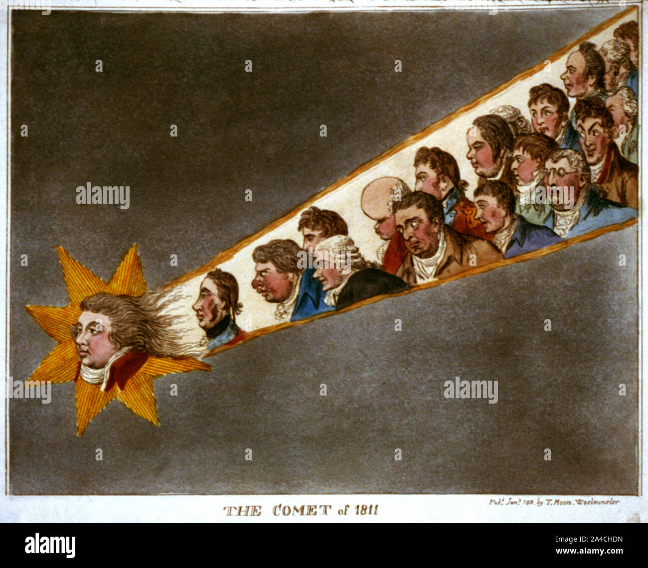 The comet of 1811 Stock Photo - Alamy