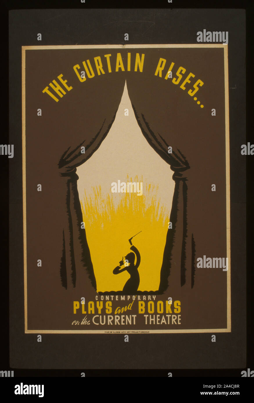 The curtain rises Stock Photo - Alamy