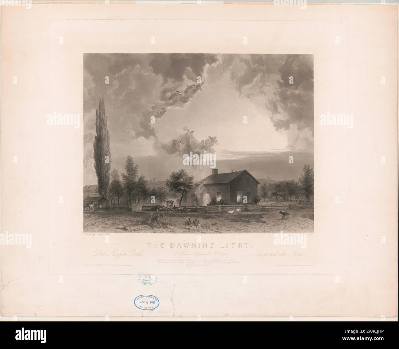 The dawning light Stock Photo - Alamy