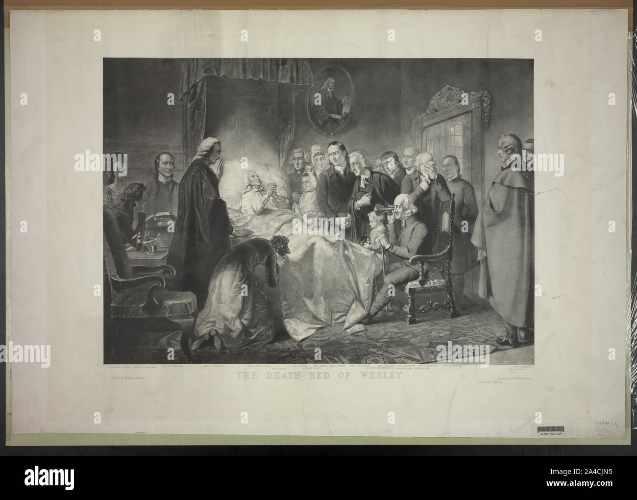 The death bed of Wesley Stock Photo - Alamy