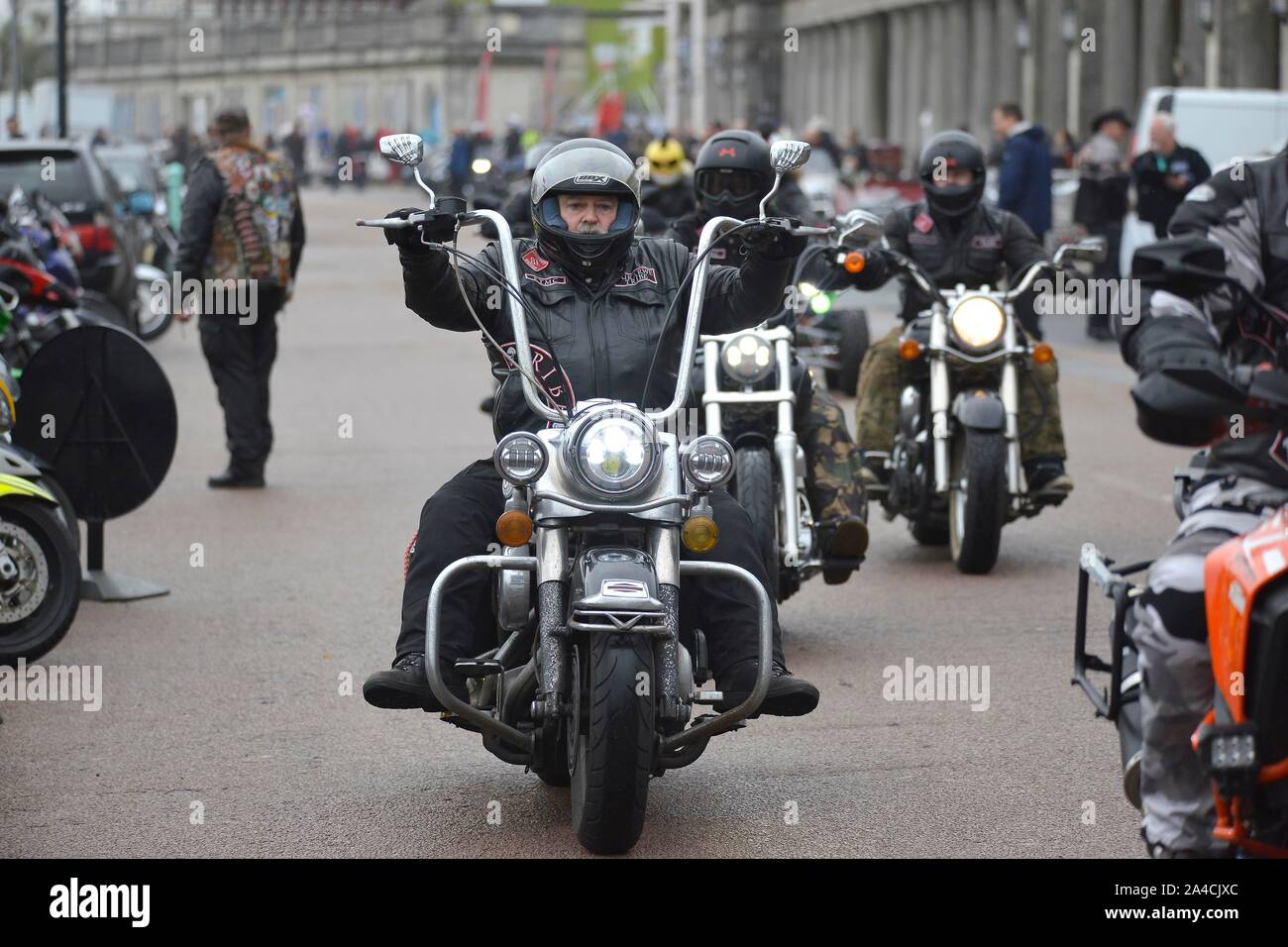 Brightona 2019 annual heart charity motorcycle event on Madeira Drive ...