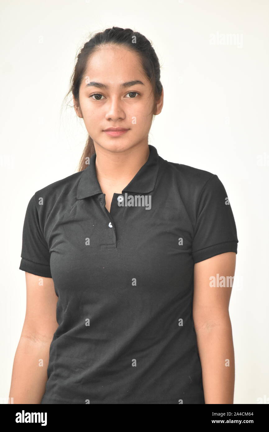 Female Youngster Posing Stock Photo - Alamy