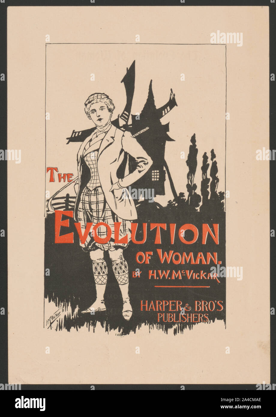 The evolution of woman by H.W. McVickar Stock Photo - Alamy