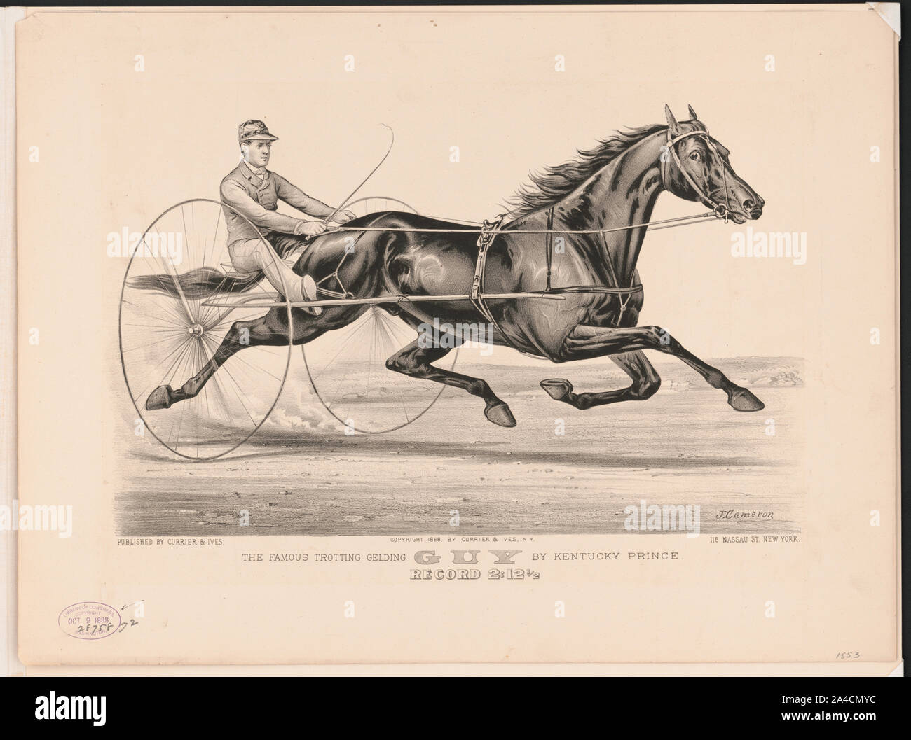 The famous trotting Gelding Guy by Kentucky Prince: record 2:12 1/2 ...