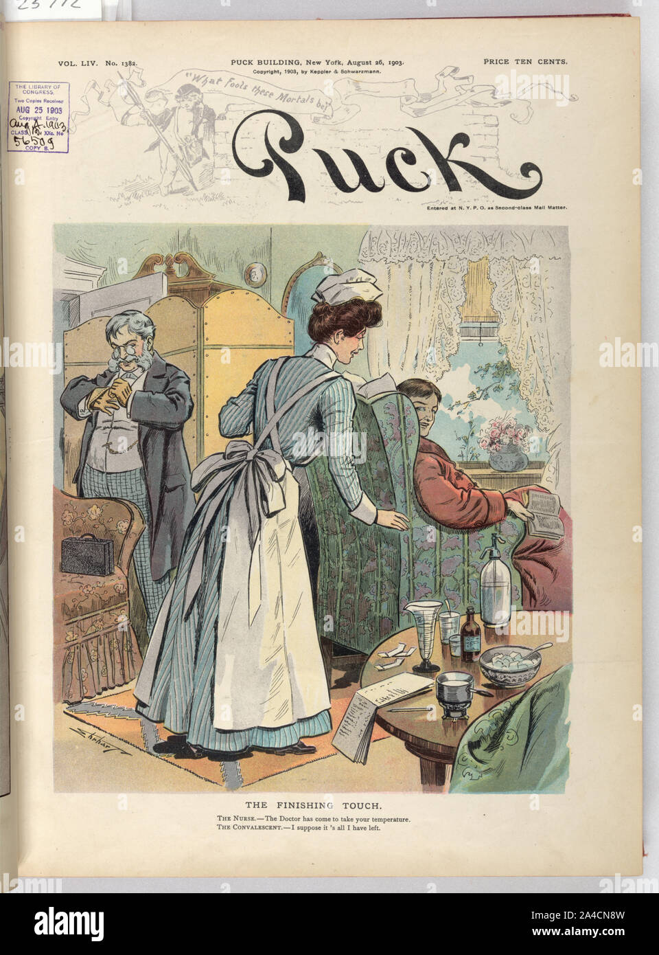 The finishing touch / Ehrhart Stock Photo - Alamy