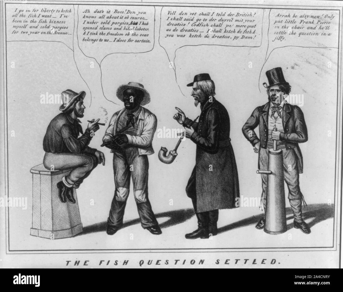 The fish question settled Stock Photo - Alamy