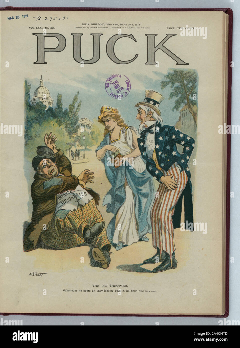 The fit-thrower / Ehrhart Stock Photo - Alamy