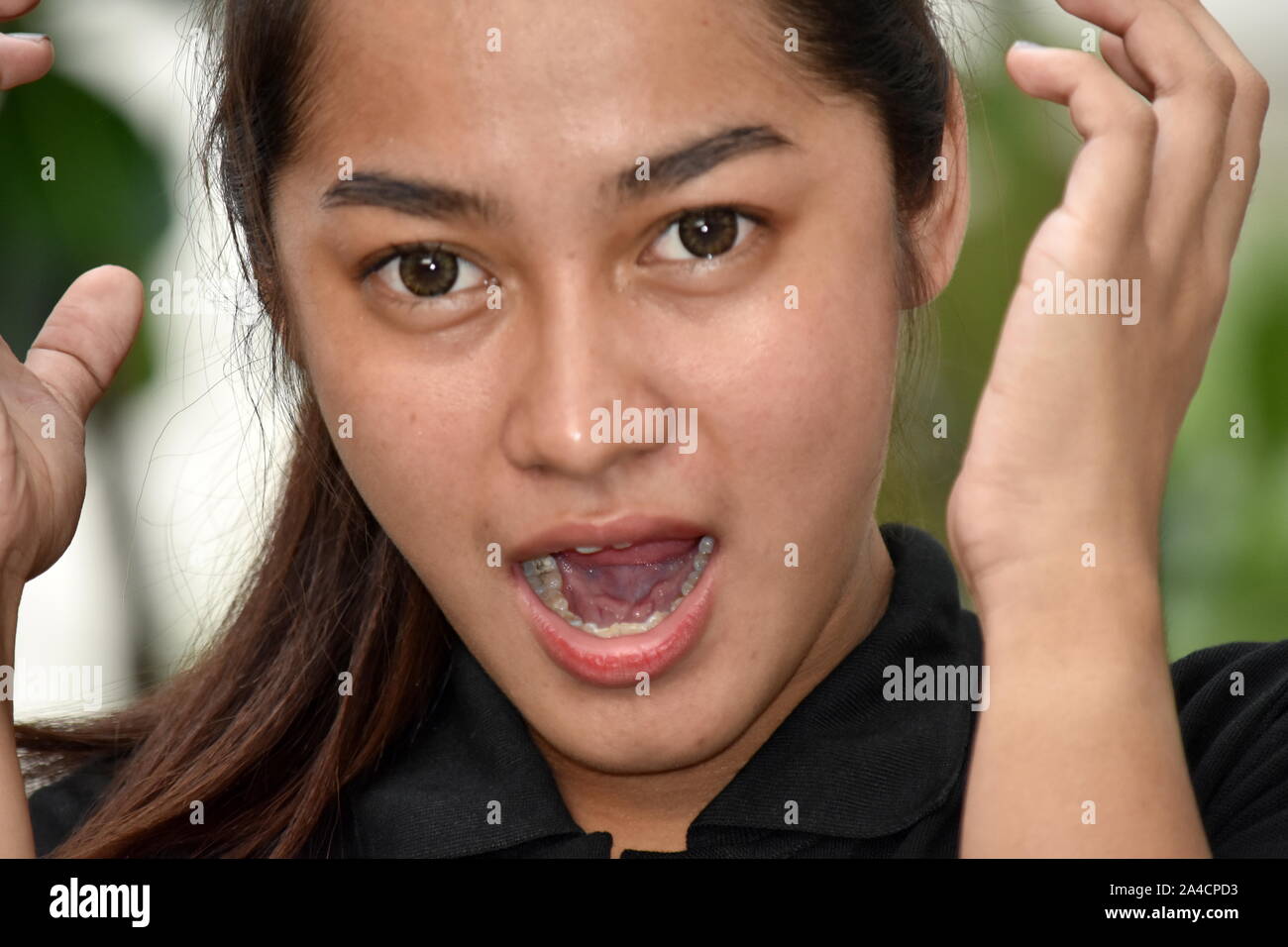 Stressed Female Juvenile Stock Photo - Alamy
