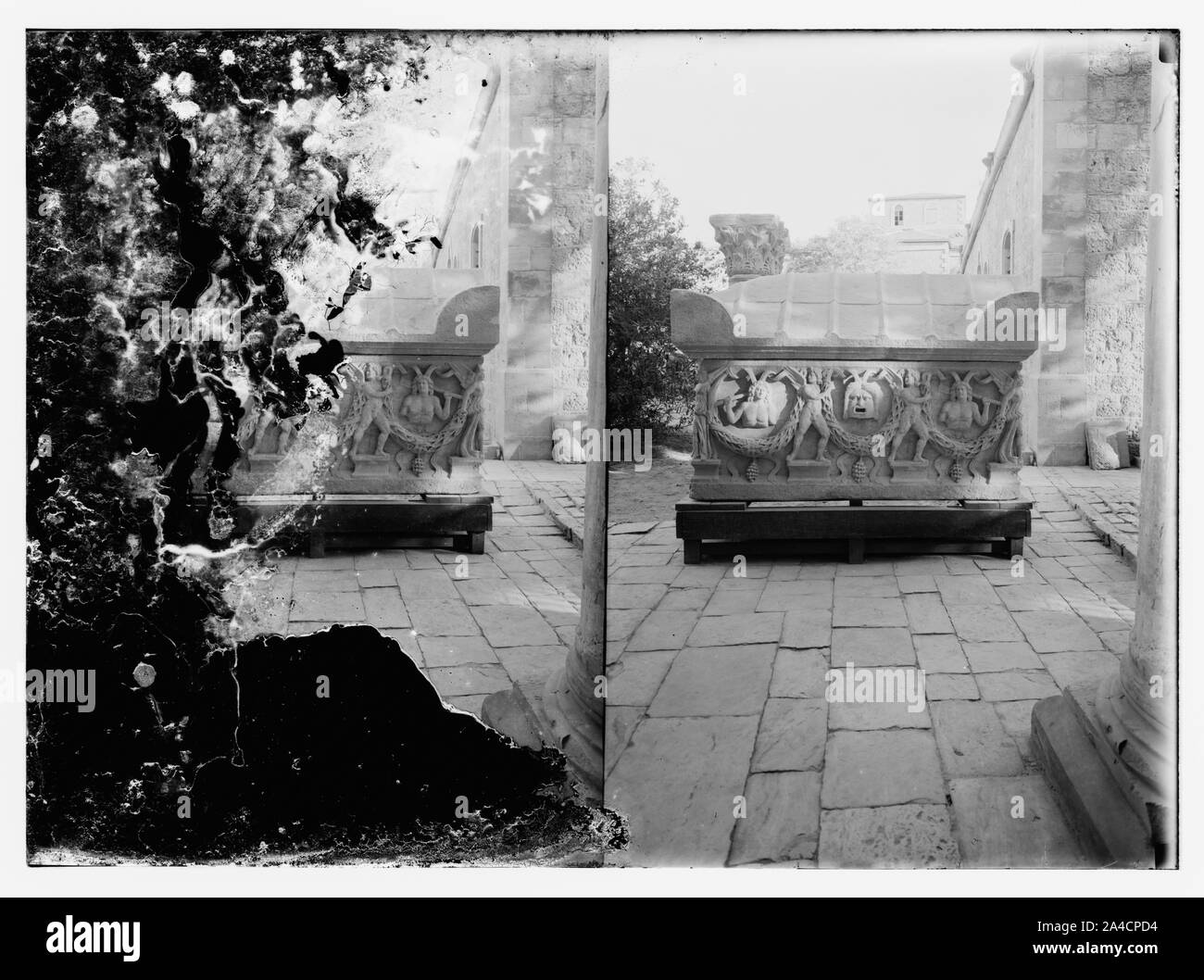 The former Palestine Archaeological Museum & objects in the museum ...