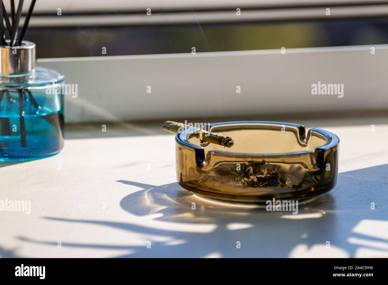 Cannabis joint ashtray hi-res stock photography and images - Alamy