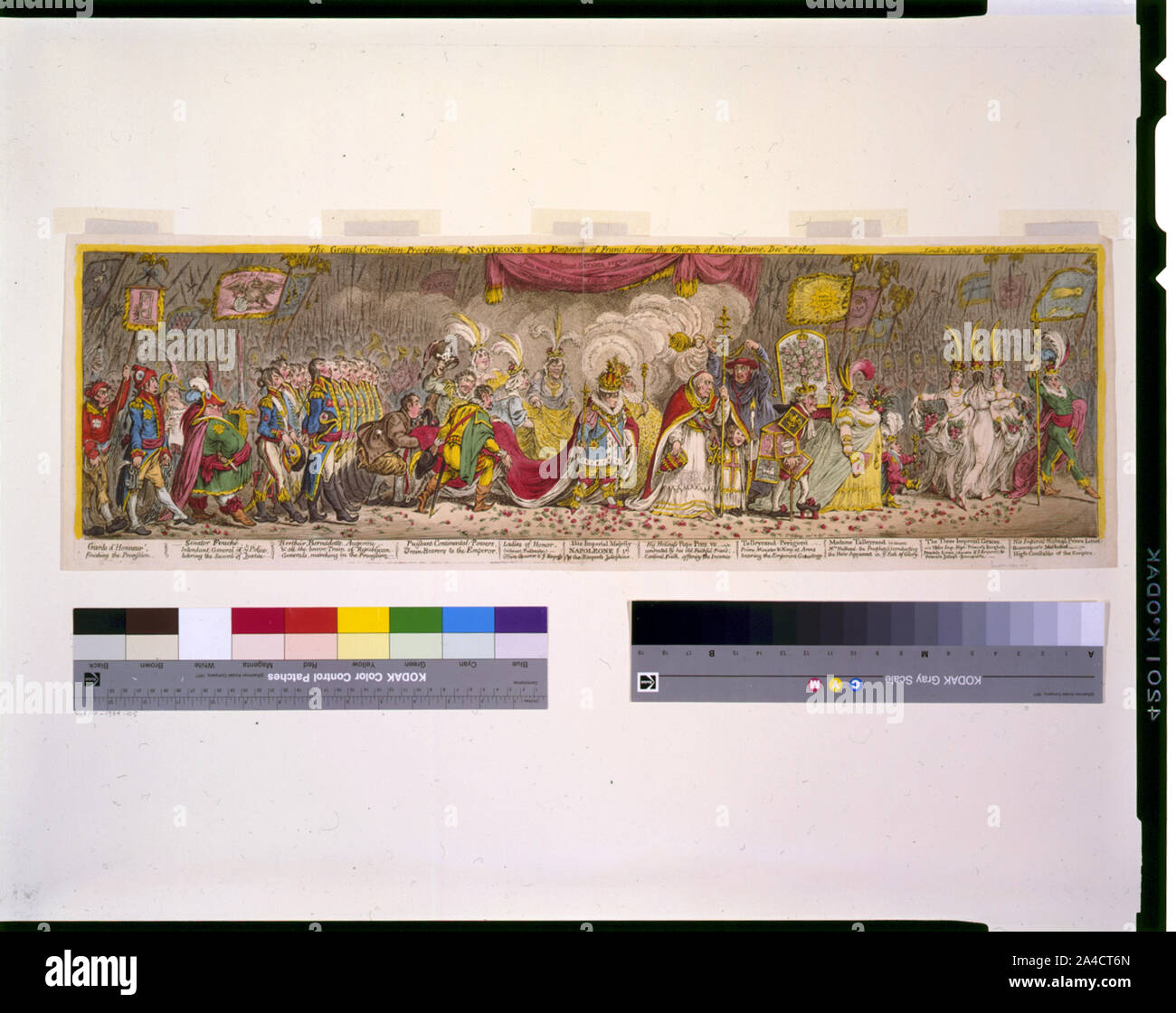 The grand coronation procession of Napoleone the 1st, Emperor of France ...
