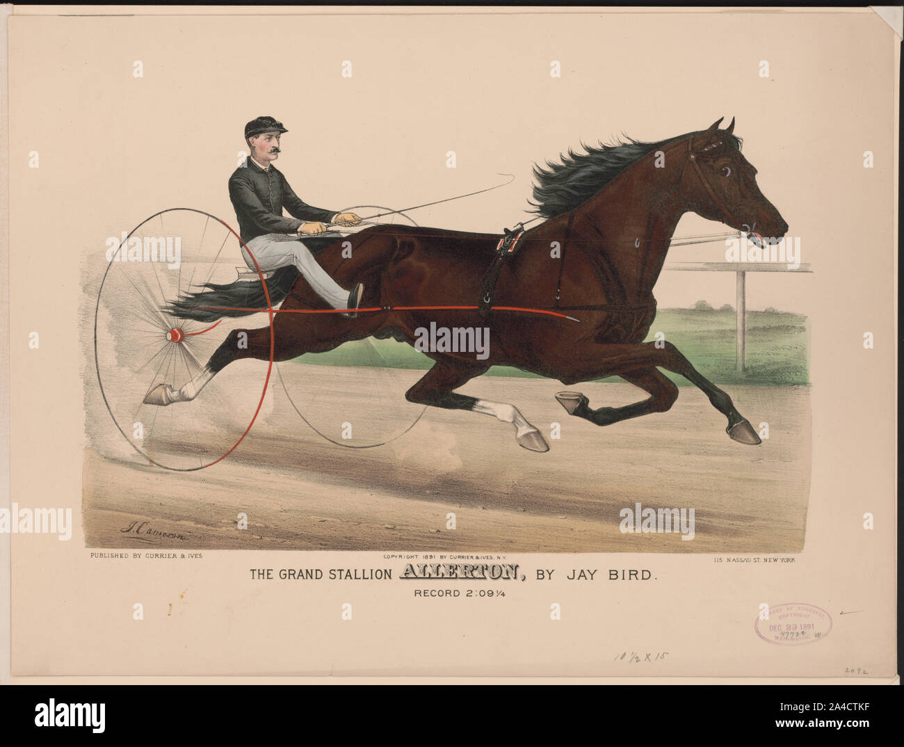 The grand stallion Allerton, by Jay Bird Stock Photo - Alamy