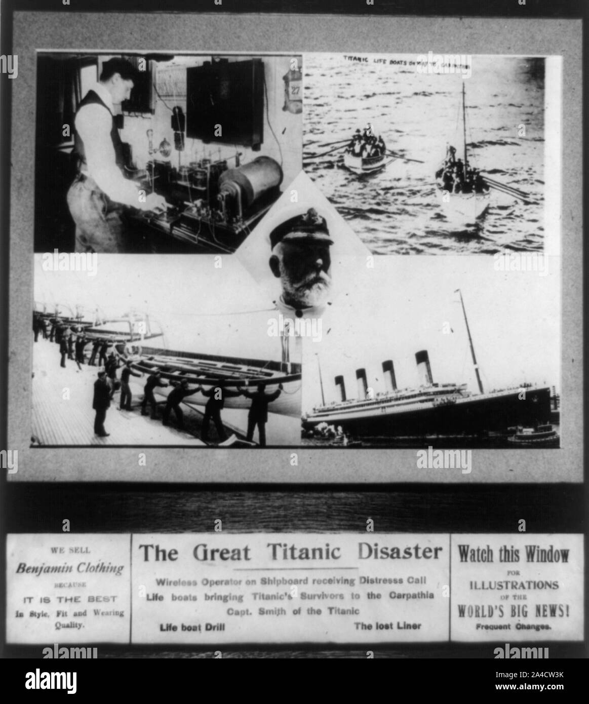 The great Titanic disaster Stock Photo - Alamy