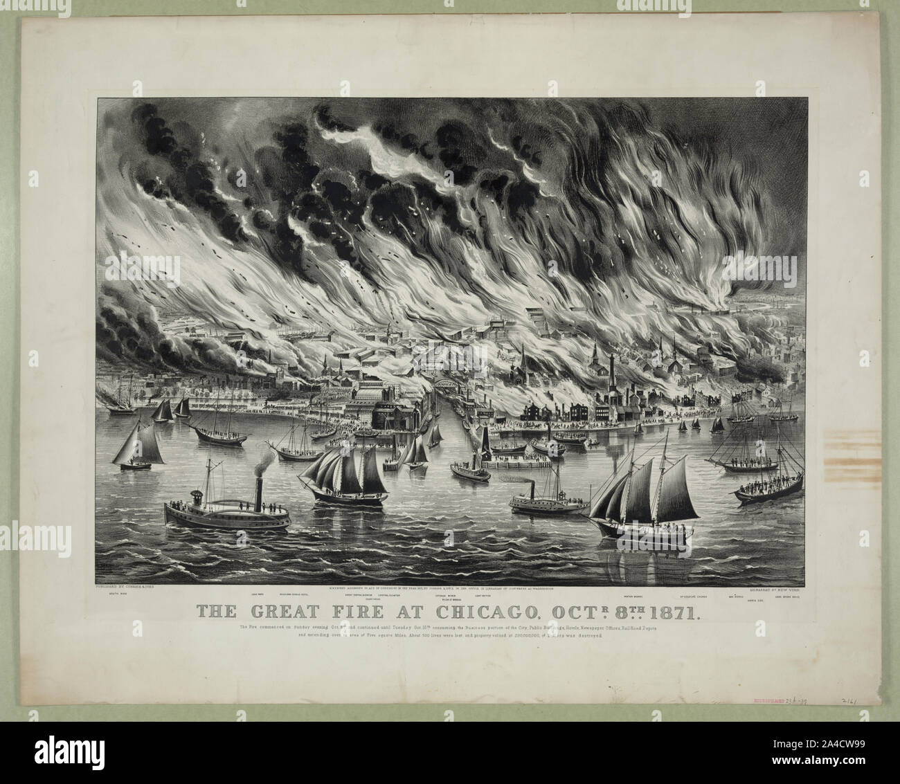 Great fire of chicago hi-res stock photography and images - Alamy