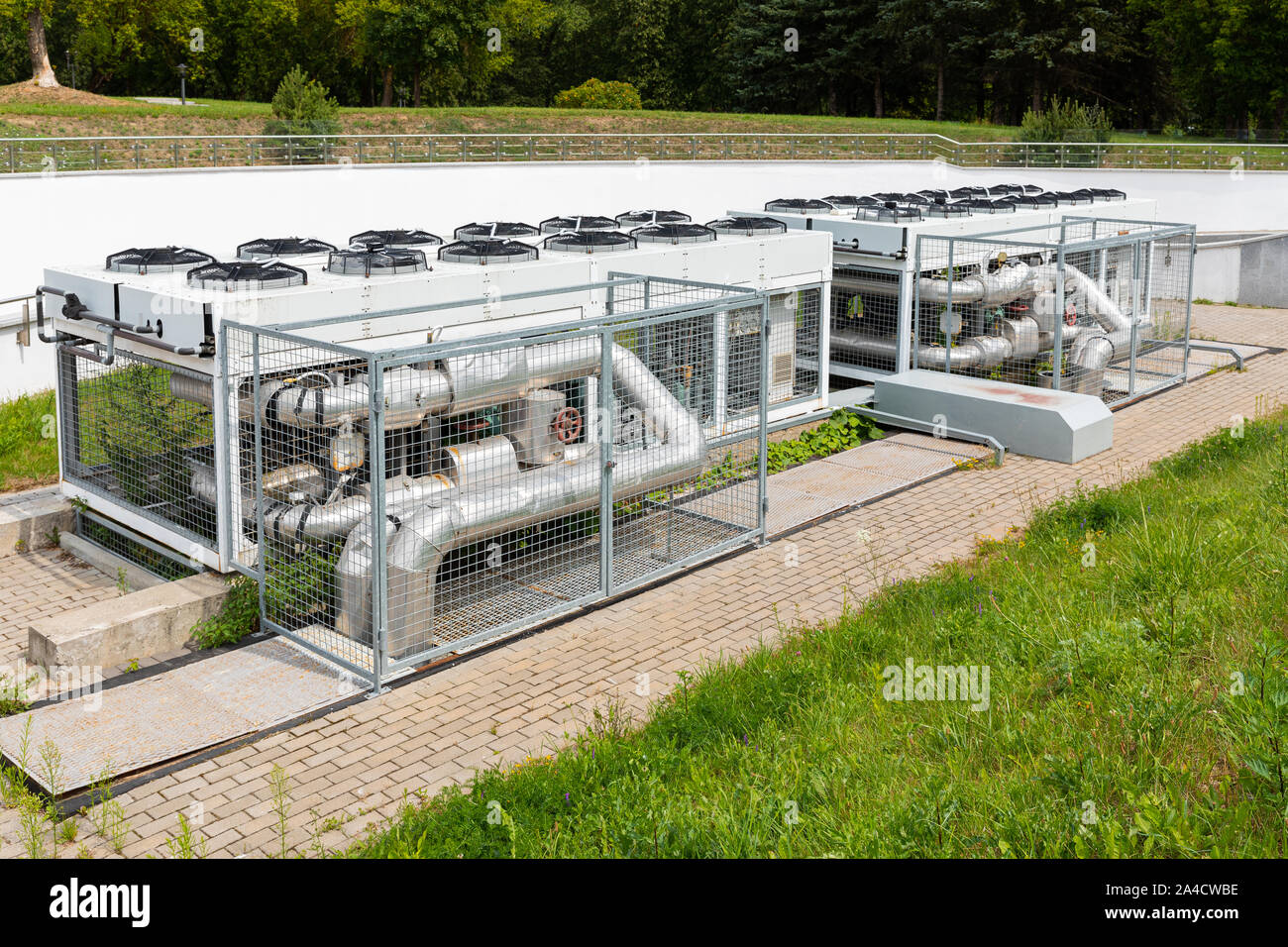 Ground air conditioner hi-res stock photography and images - Alamy