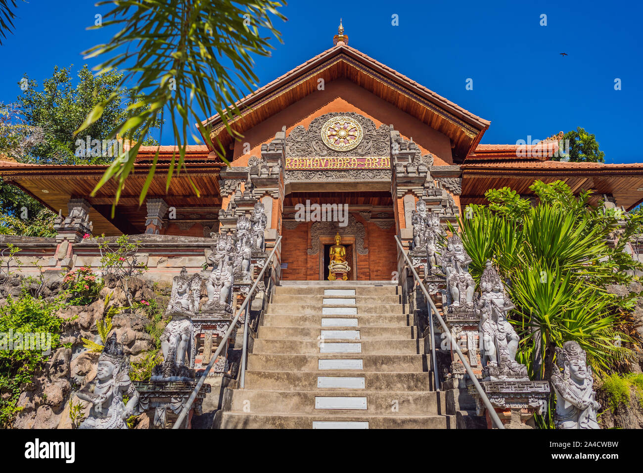 budhist temple Brahma Vihara Arama Bali Stock Photo - Alamy