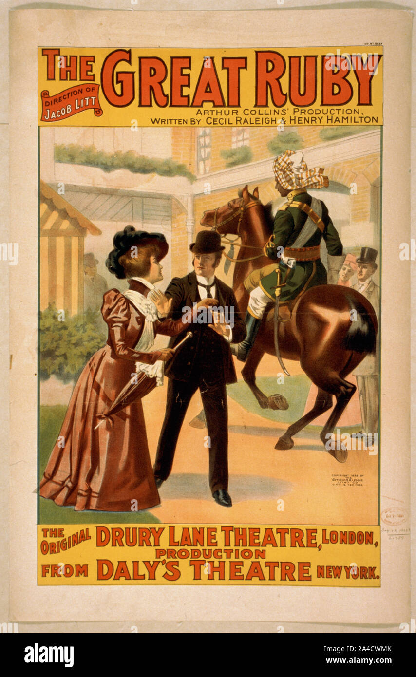 The great ruby Arthur Collins' production Stock Photo - Alamy