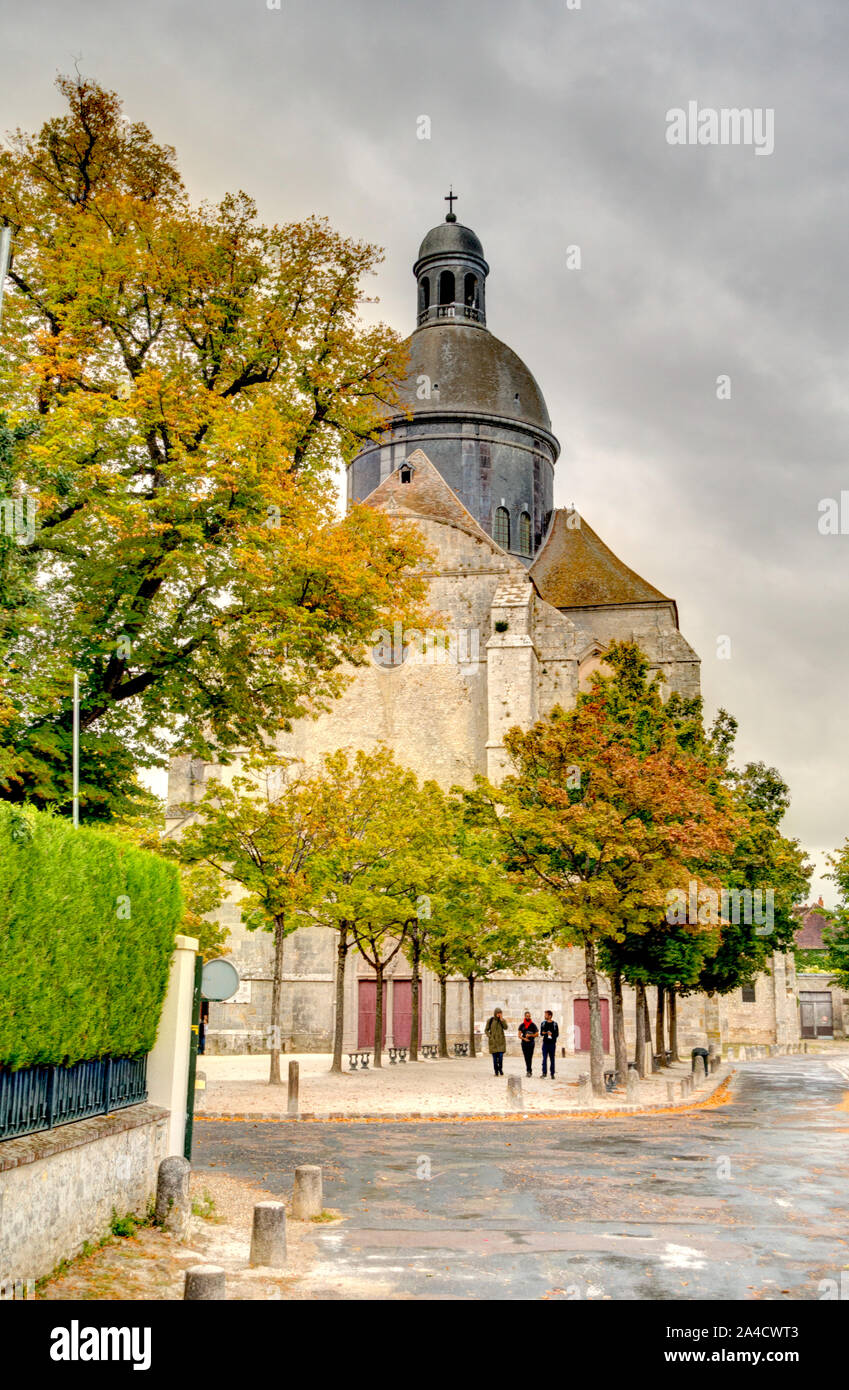 Seine et marne provins medieval city hi-res stock photography and ...