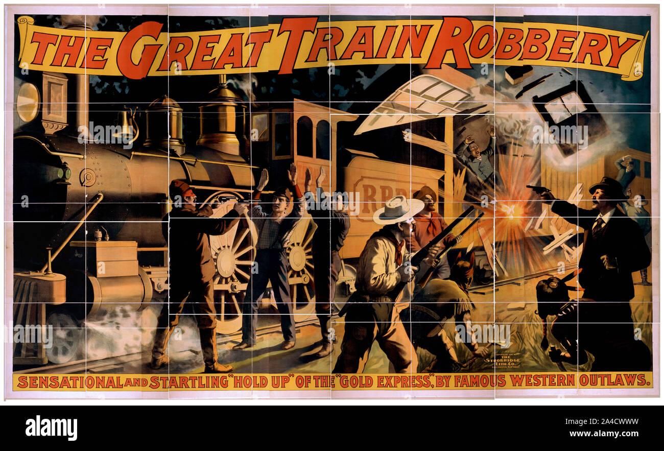 The great train robbery Stock Photo - Alamy