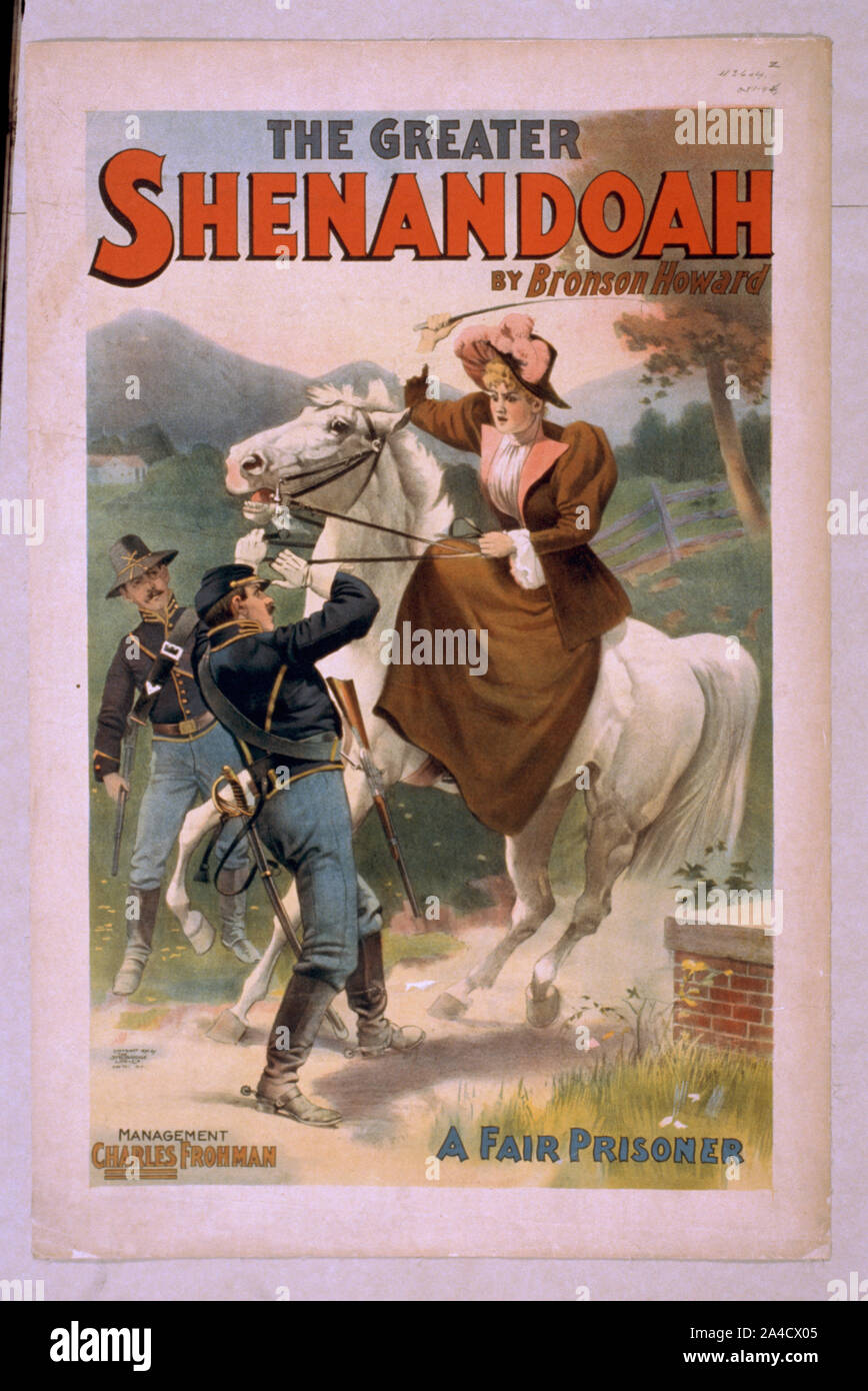 The greater Shenandoah by Bronson Howard Stock Photo - Alamy