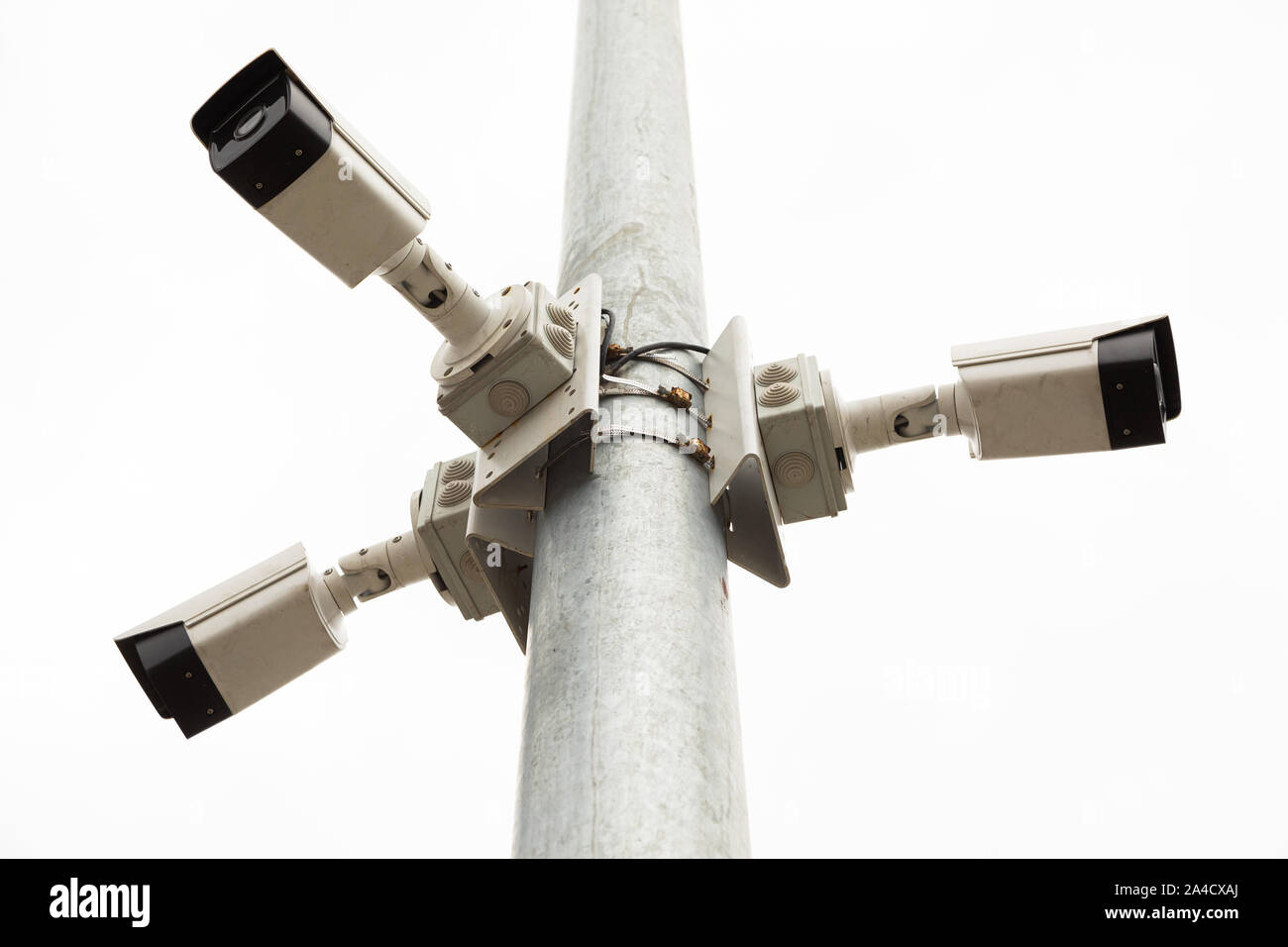 Three surveillance cameras hi-res stock photography and images - Alamy