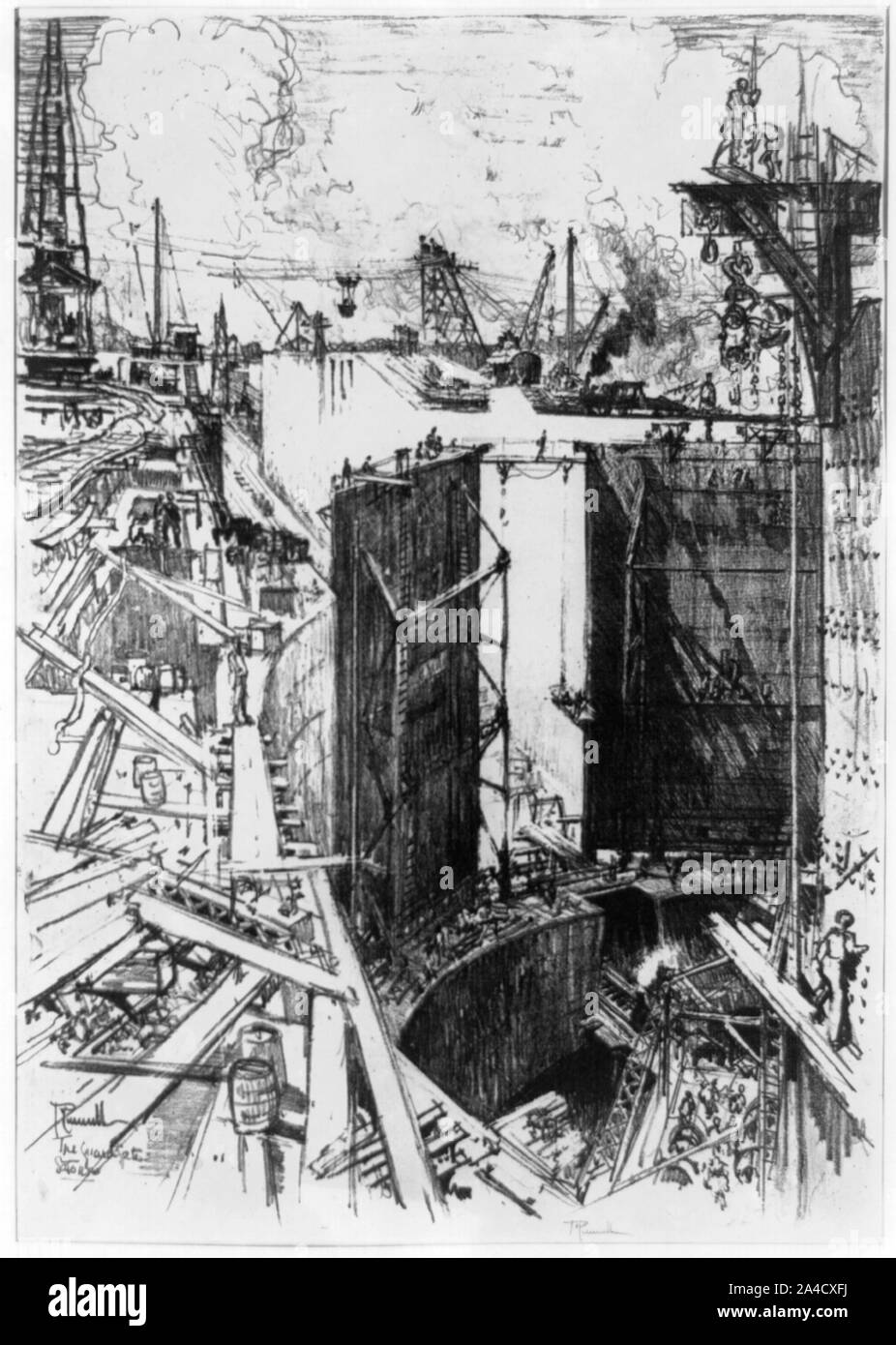 Lock engineering Cut Out Stock Images & Pictures - Alamy