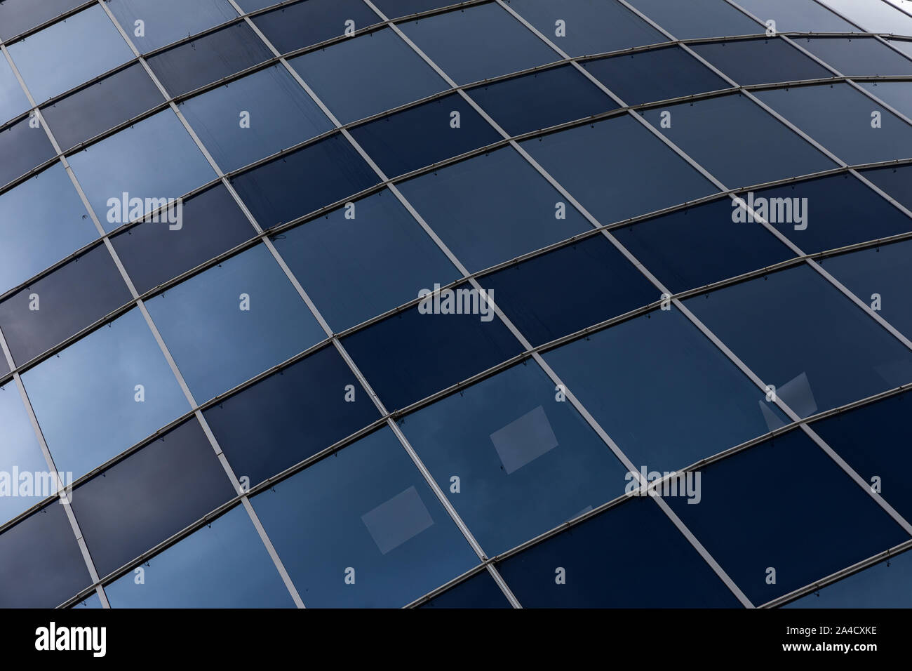 Glass facade of office building or business centre, diagonal view Stock ...